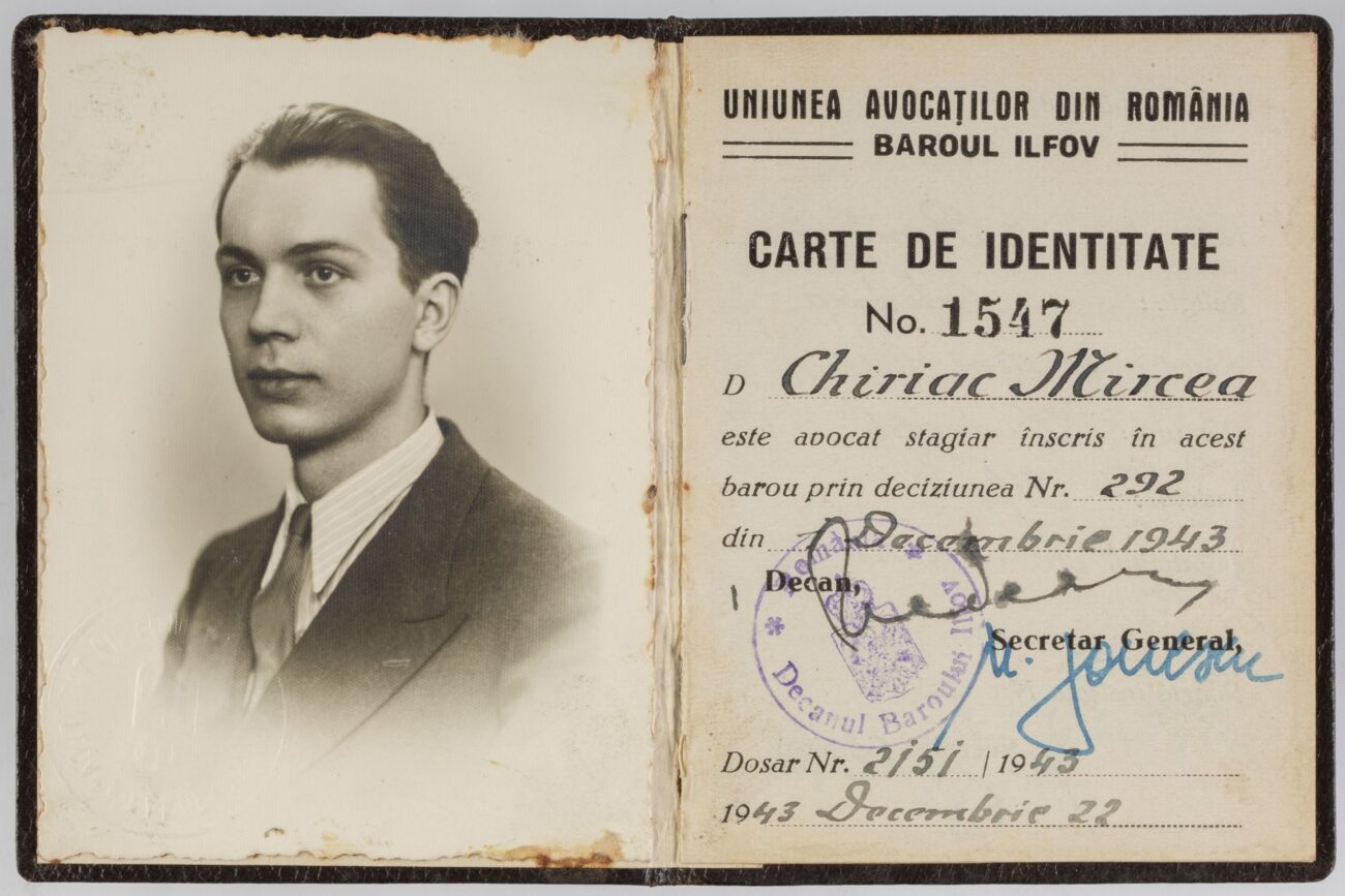 Carnet de identitate a lui Mircea Chiriac - Muzeul virtual